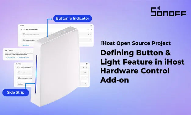 Defining Button & Light Feature in iHost Hardware Control Add-on