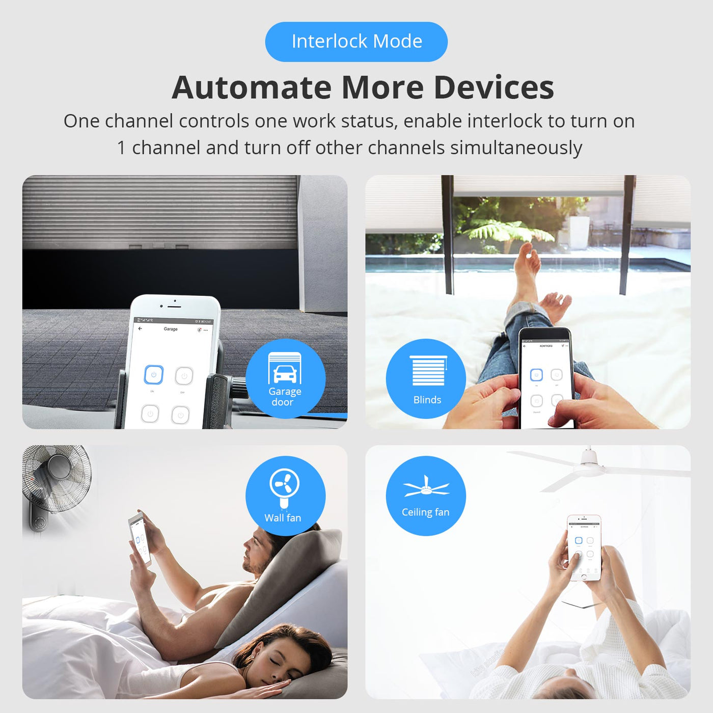 SONOFF 4CHR3 & 4CHPROR3 4-gang Wi-Fi Smart Switch with RF Control