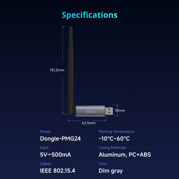 SONOFF Zigbee/Thread USB Dongle | Dongle Plus MG24