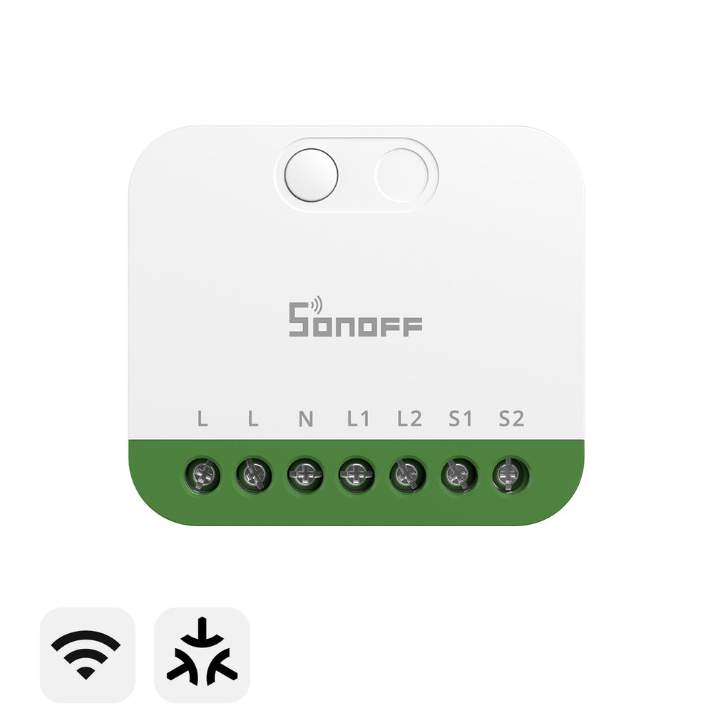 SONOFF MINI DUO 2-Gang Matter Over WiFi Smart Switch | MINI-2GS