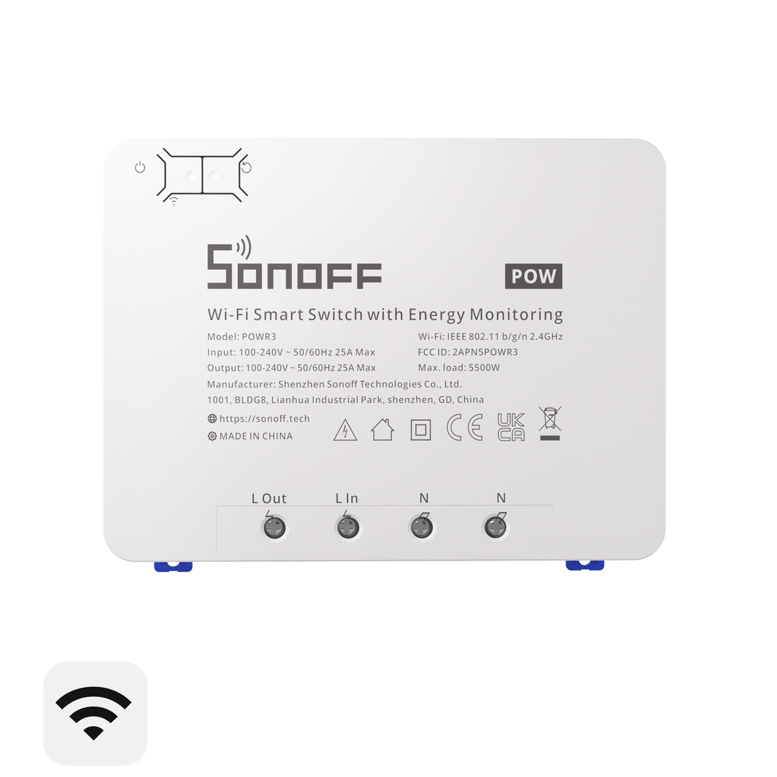 SONOFF POWR3 Interruttore Smart ad Alta Potenza