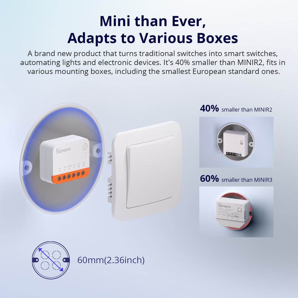 SONOFF MINI Extreme Wi-Fi Smart Switch MINIR4