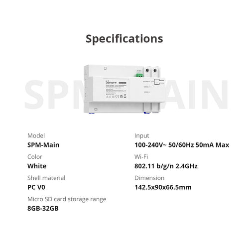 SONOFF Smart Stackable Power Meter | SPM