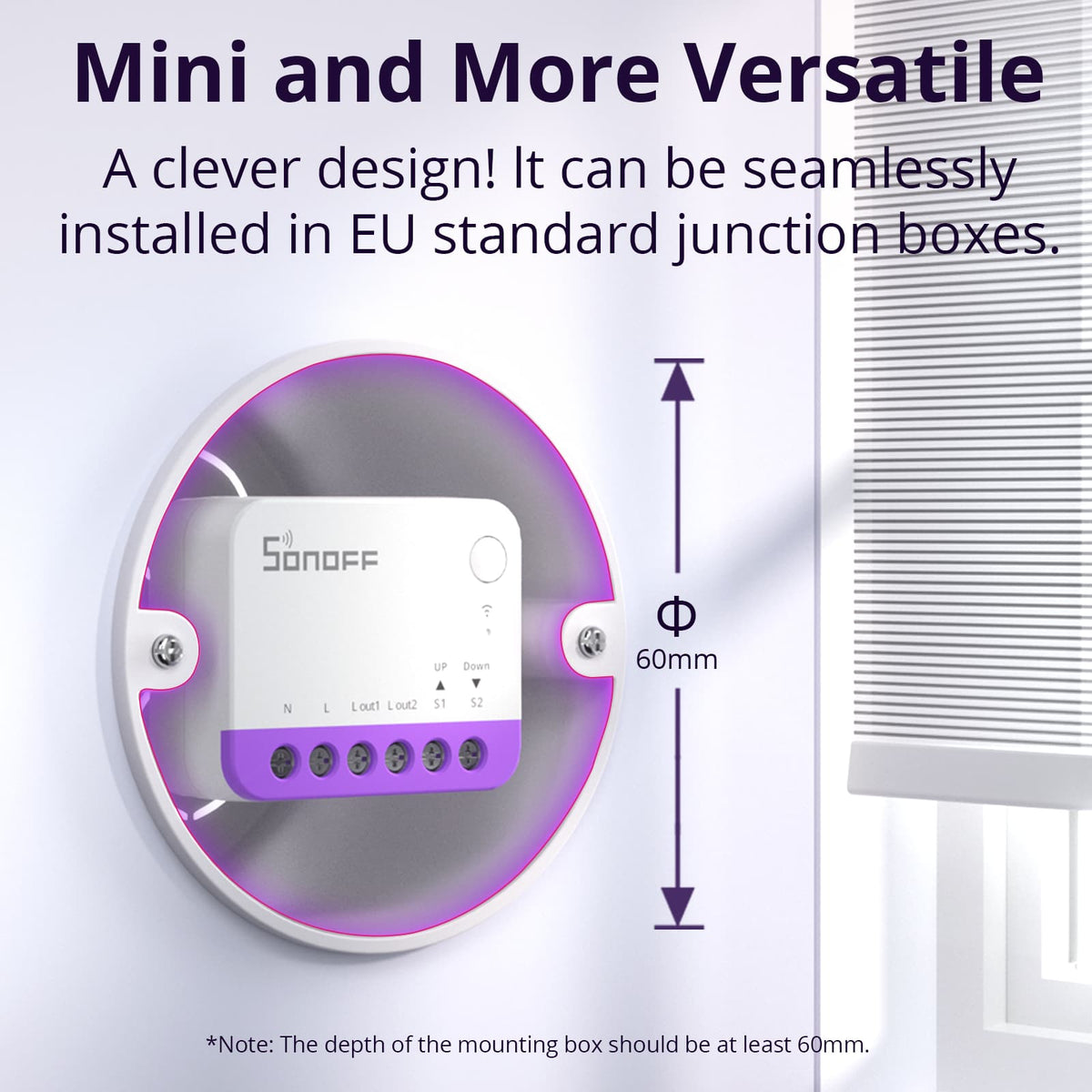 SONOFF Smart Roller Shutter Switch | MINI-RBS