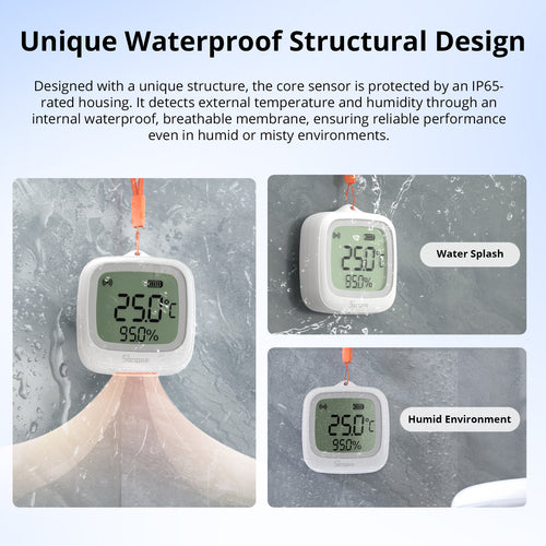 SONOFF SNZB-02WD IP65 Zigbee LCD Smart Temperature Humidity Sensor