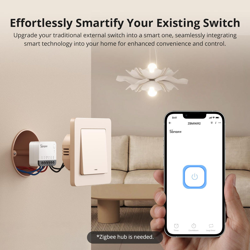 SONOFF ZBMINI Extreme Zigbee Smart Switch ZBMINIR2