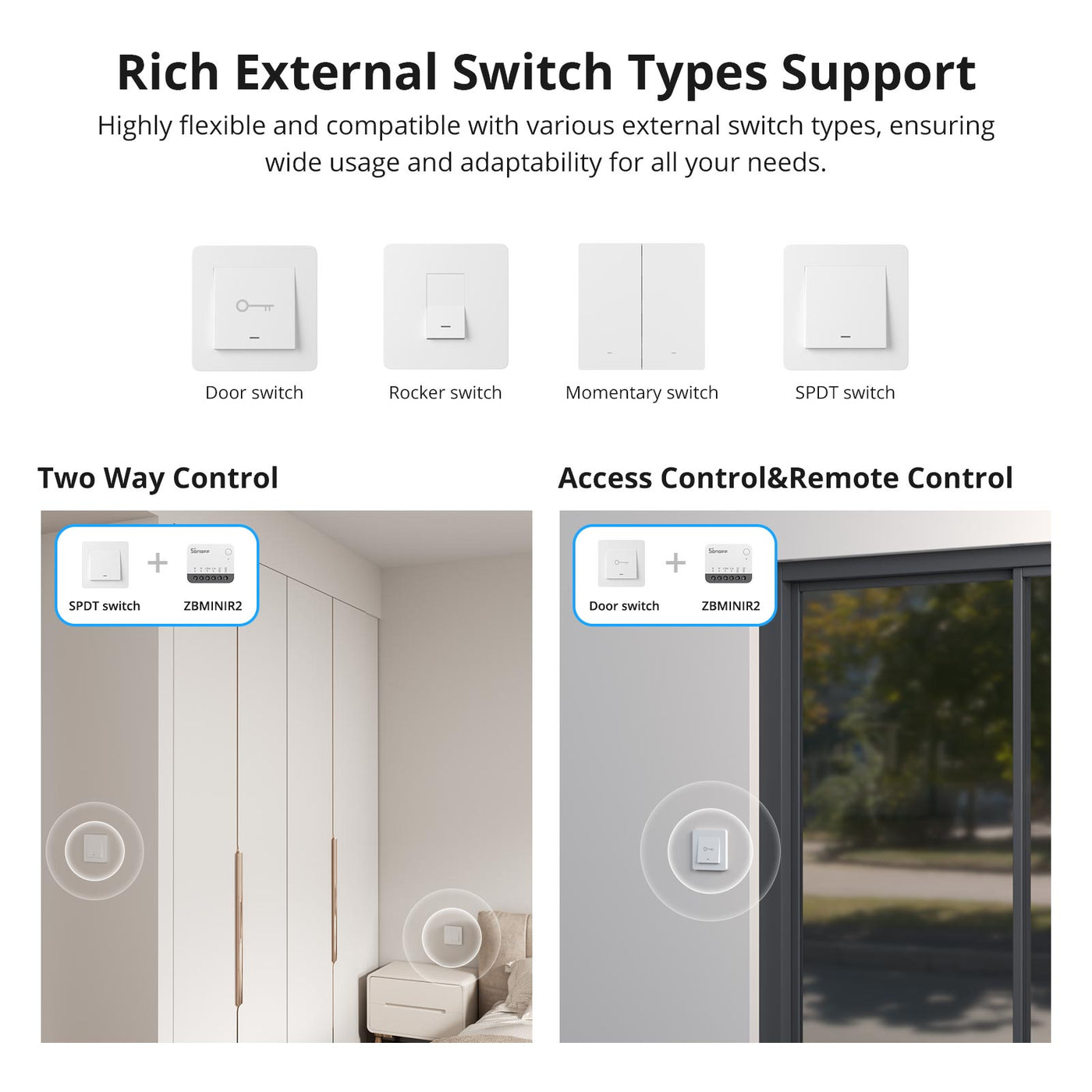 SONOFF ZBMINI Extreme Zigbee Smart Switch ZBMINIR2